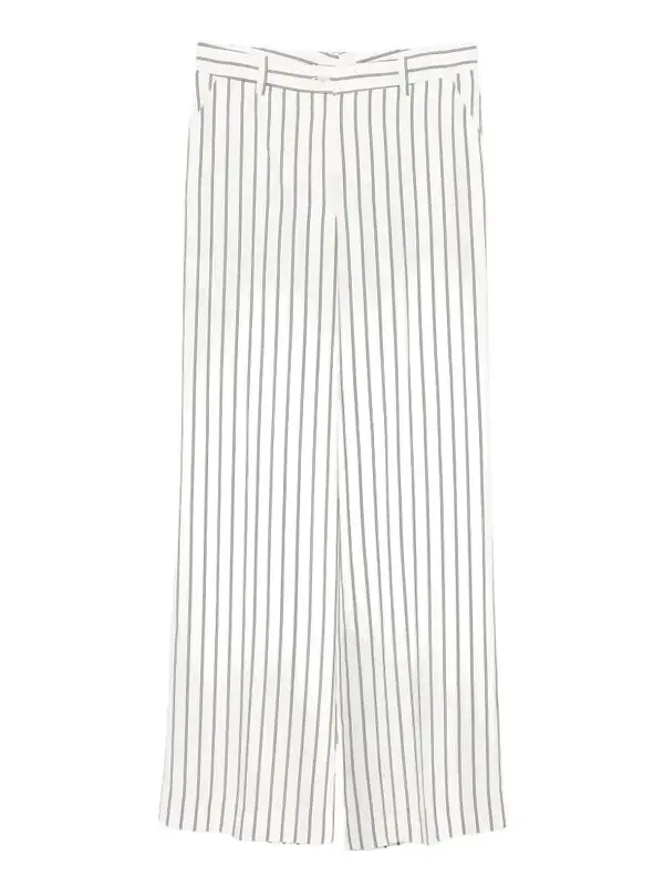 P.a.r.o.s.h Striped Trousers - White