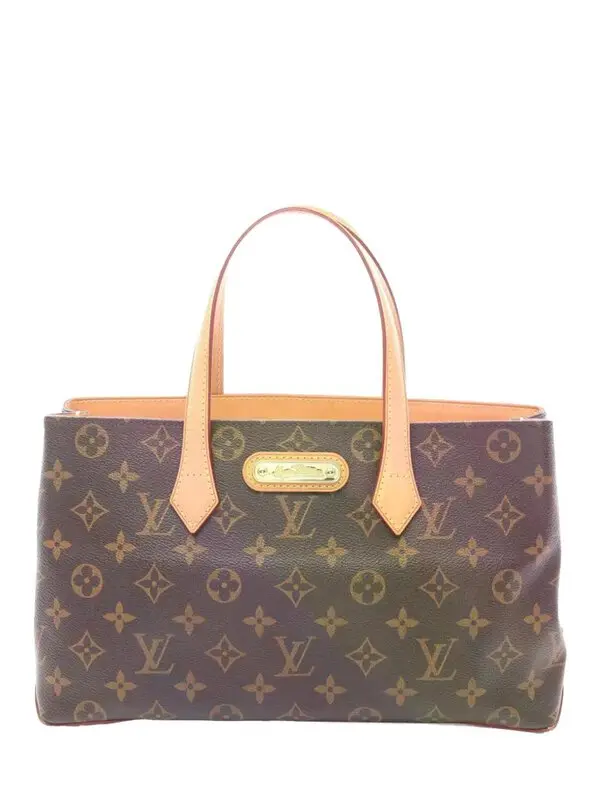 LOUIS VUITTON 2011 Monogram Wilshire Pm Tote Bag - Brown