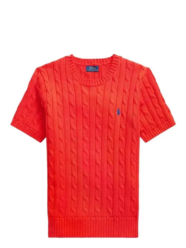 Polo Ralph Lauren Cable-knit T-shirt - Red
