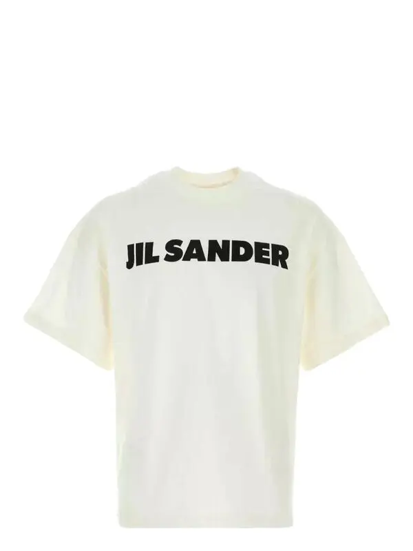 JIL SANDER Crewneck Short-sleeve T-shirt - Neutrals