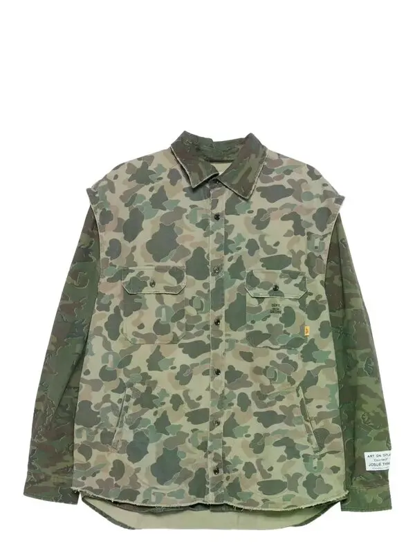 GALLERY DEPT. Camouflage Two-pocket Shirt - Green