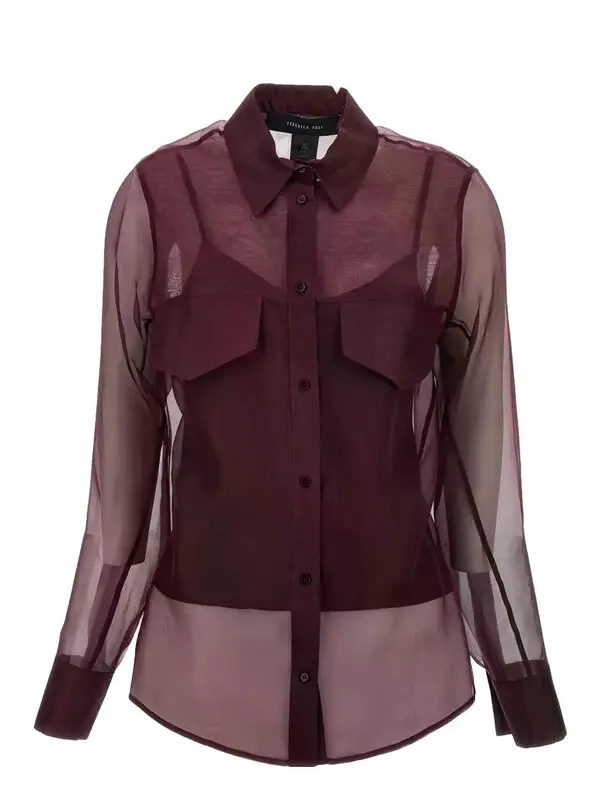 Federica Tosi Pocket Shirt - Purple
