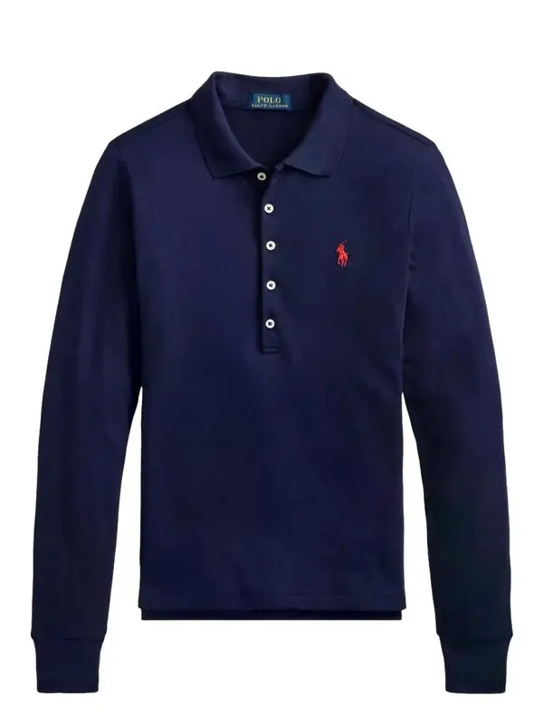 Polo Ralph Lauren Long-sleeved Polo Shirt - Blue