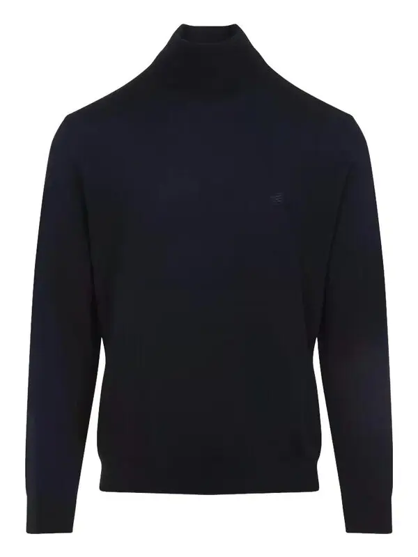 Etro Logo-embroidered Jumper - Blue
