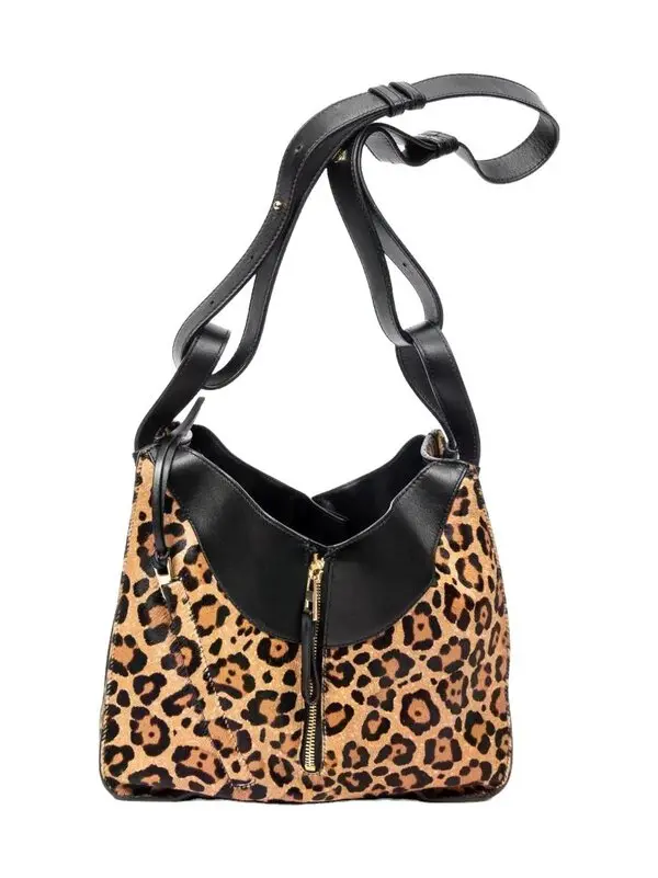 Loewe Hammock Leopard-pattern Small Shoulder Bag - Brown
