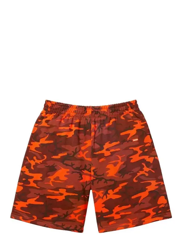 Supreme Camouflage Track Shorts - Red