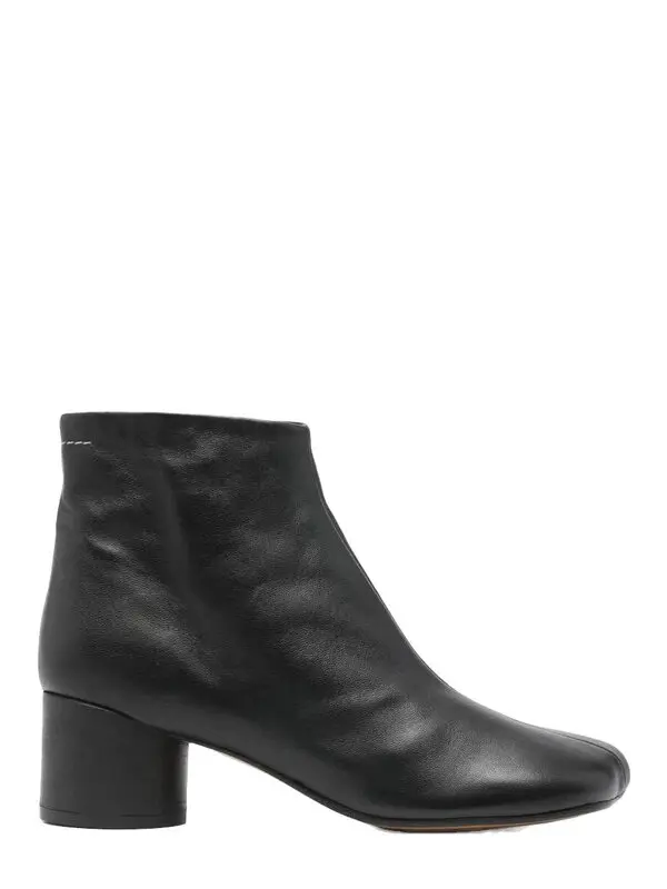 Maison Martin Margiela Anatomic Leather Ankle Boots - Black