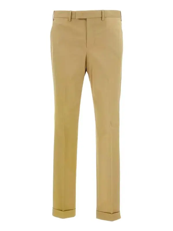 PT TORINO Cuffed Trousers - Neutrals