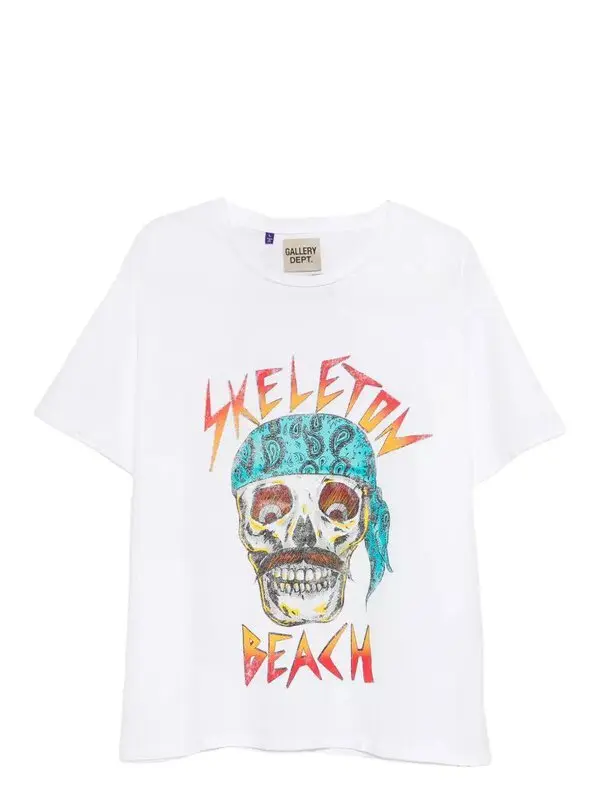 GALLERY DEPT. Skeleton Graphic T-shirt - White