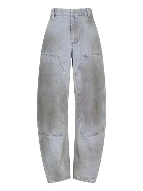 CROQUIS Stone-washed Jeans - Blue