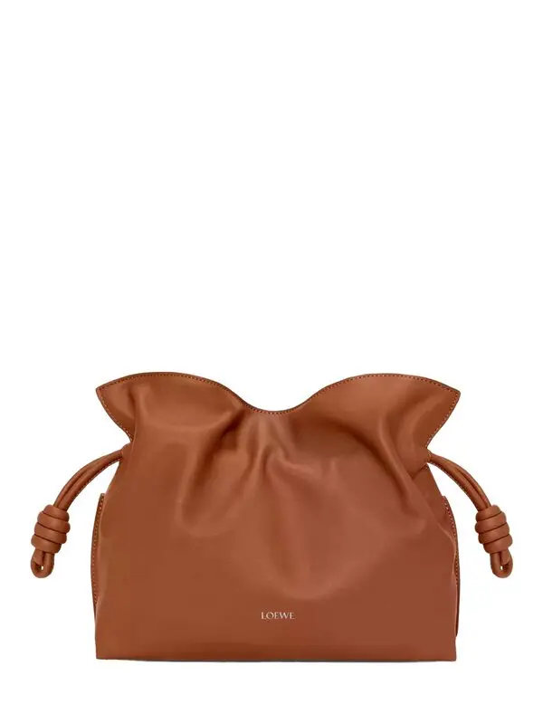 Loewe Flamenco Clutch Bag - Brown