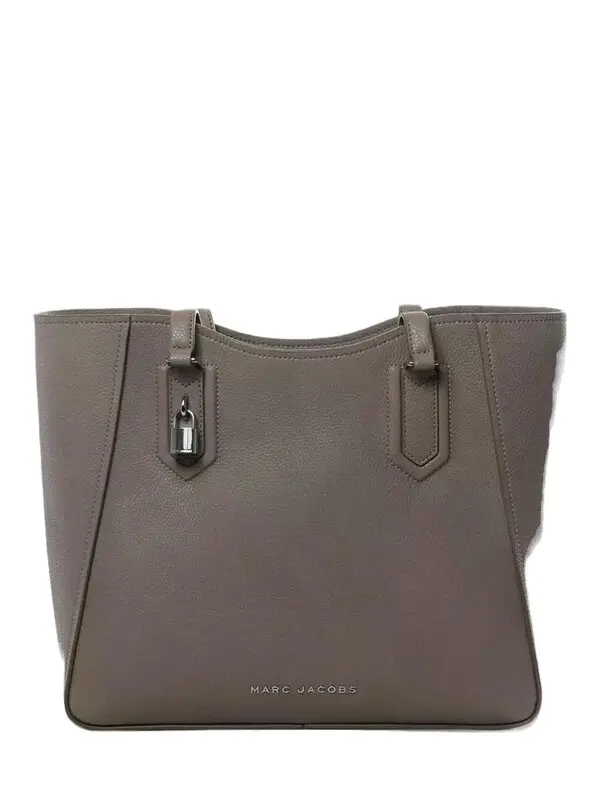 Marc Jacobs Padlock-embellishment Leather Tote - Grey