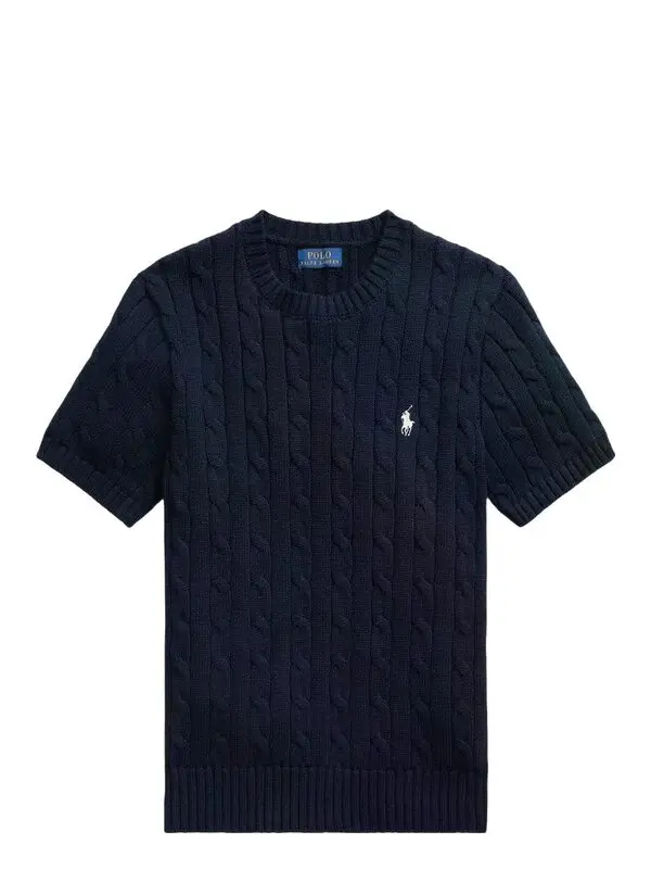 Polo Ralph Lauren Cable-knit T-shirt - Blue