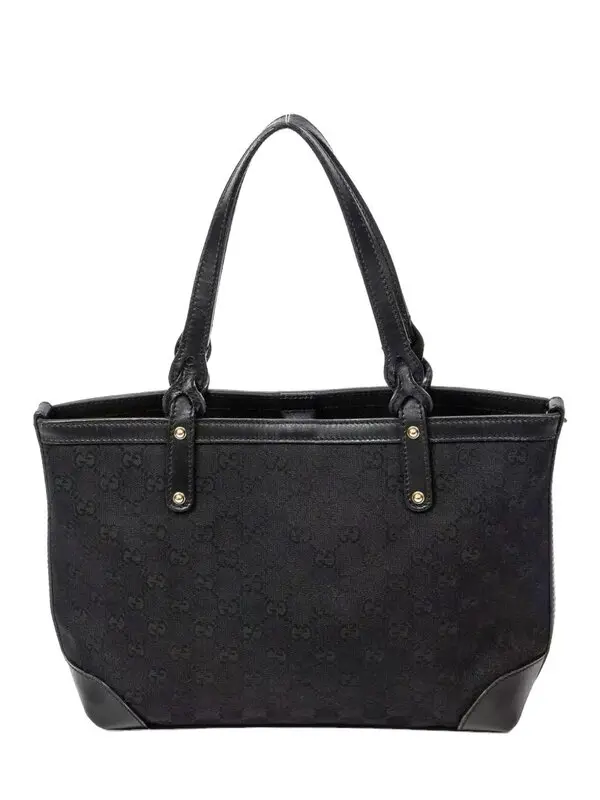 Gucci Small Gg-pattern Tote Bag - Black