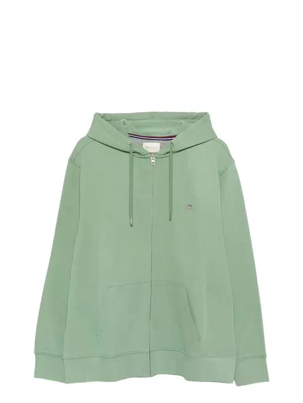 Gant Zip-up Hoodie - Green