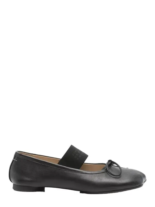 Maison Martin Margiela Anatomic Leather Ballerina Flats - Black