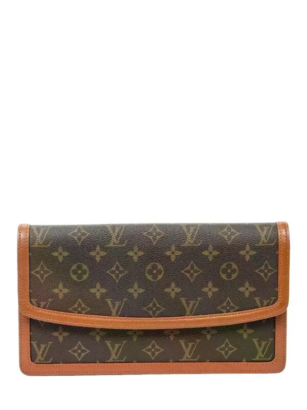 LOUIS VUITTON Gm Pochette Dame Clutch Bag - Brown