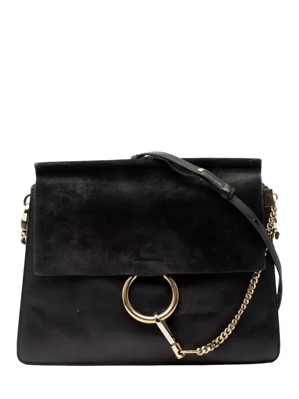 Chloé Faye Crossbody Bag - Black