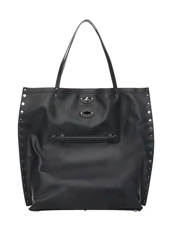 ZANELLATO Leather Tote Bag - Black