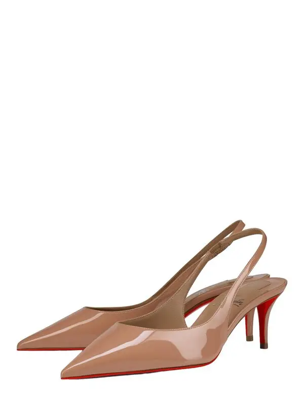 CHRISTIAN LOUBOUTIN Miss Z Slingback Pumps - Blush