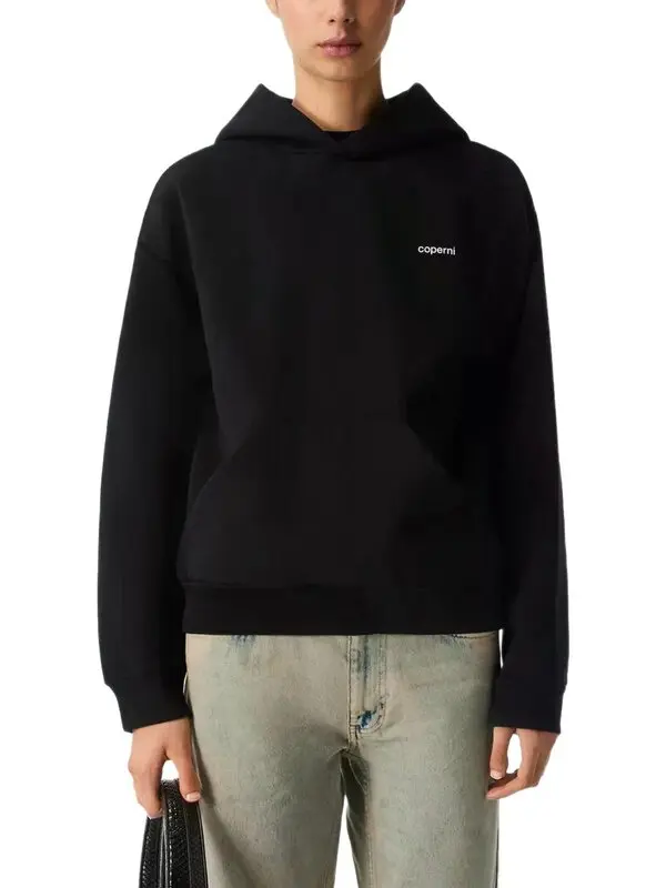 Coperni Logo-print Hoodie - Black