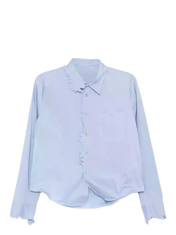 JNBY Scalloped-edge Shirt - Blue