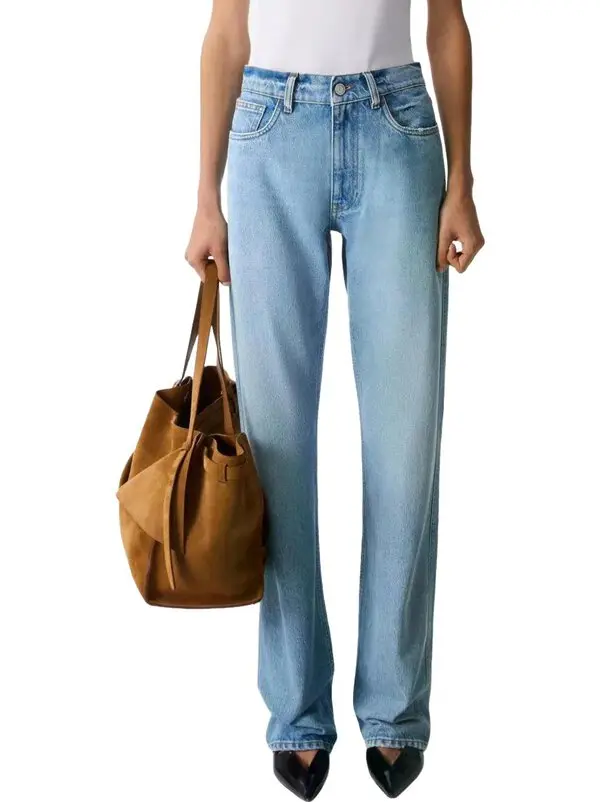 Coperni Five-pocket Straight-leg Jeans - Blue
