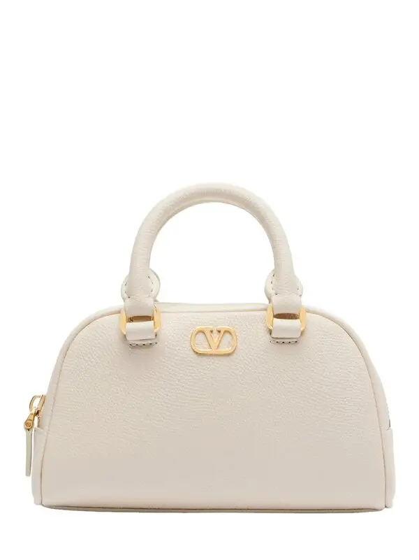 Valentino Garavani Vlogo Mini Top-handle Bag - White
