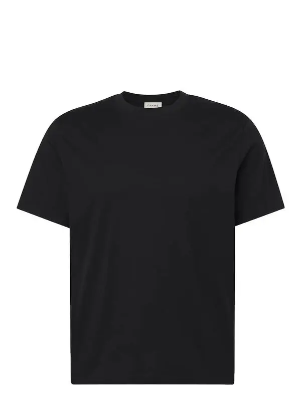 FRAME Cotton Jersey T-shirt - Black