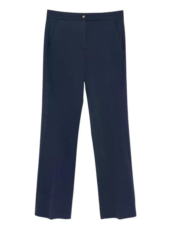 Pinko Button-fastening Straight Leg Trousers - Blue