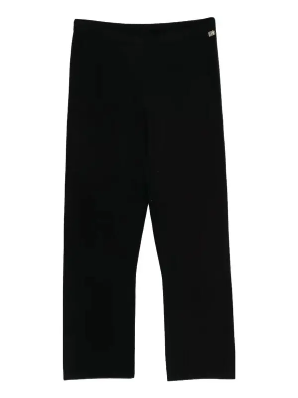 Extreme Cashmere Nº461 Wander Knitted Trousers - Black