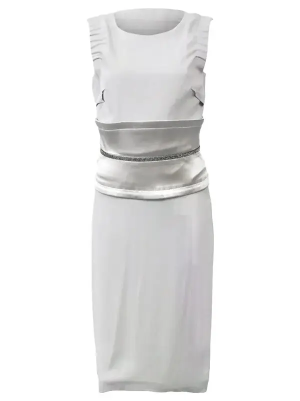 Dolce & Gabbana Animal-print Knee-length Dress - Neutrals
