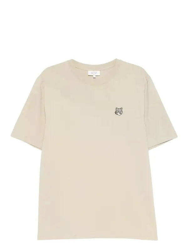 Maison Kitsuné Fox-head T-shirt - Neutrals
