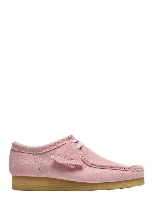 Clarks Wallabee Suede Desert Boots - Pink