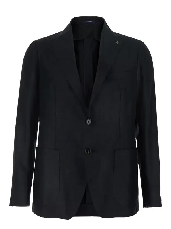 Tagliatore Buttoned Blazer - Blue