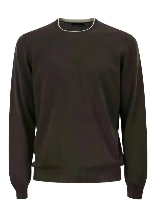 FAY Crew-neck Sweater - Brown