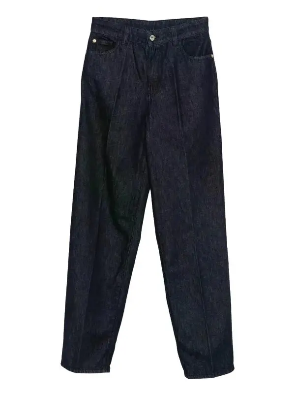 Emporio Armani Pleated Jeans - Blue