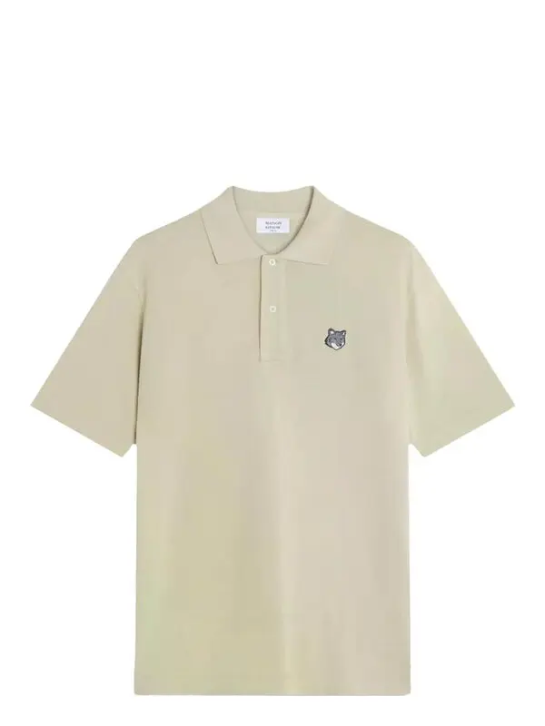 Maison Kitsuné Button Polo Shirt - Neutrals