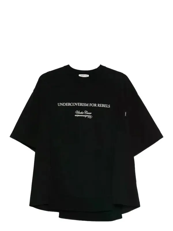 UNDERCOVERISM Logo-detail T-shirt - Black
