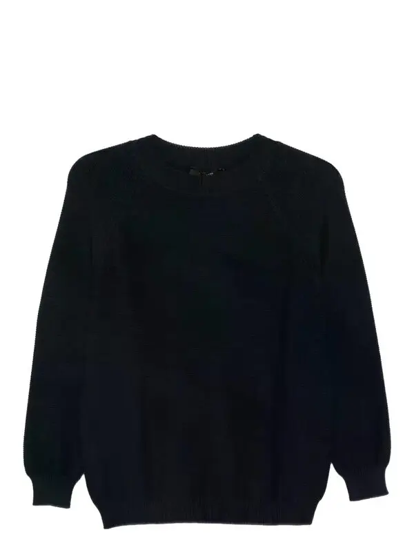 Max Mara Textured Knit Sweater - Blue