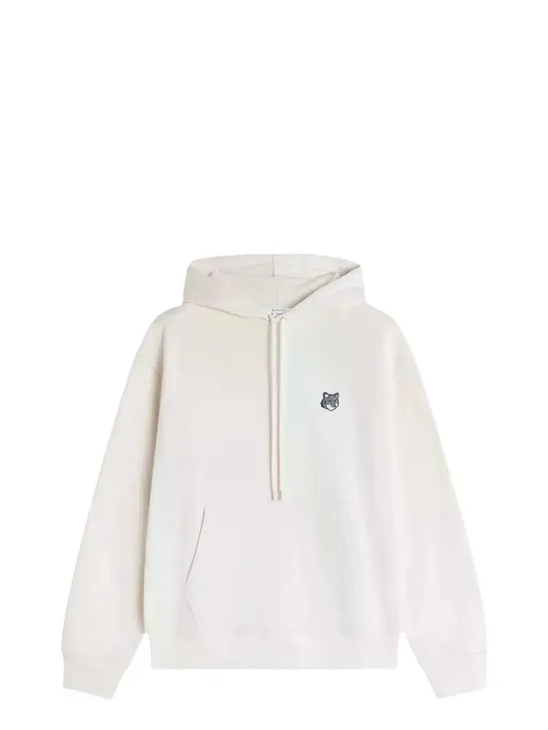Maison Kitsuné Fox-head Hoodie - Neutrals