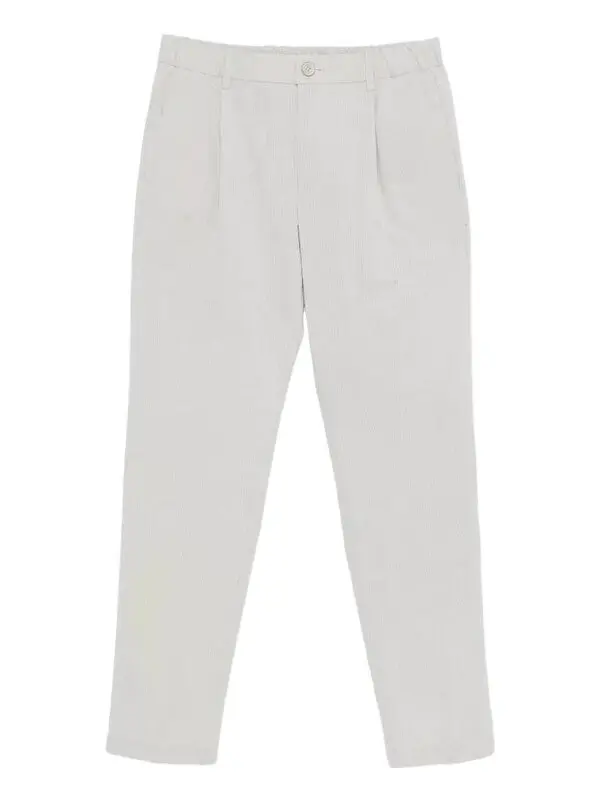 Herno Seer-crease Trousers - Grey