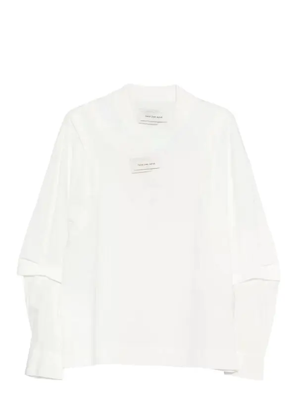 FENG CHEN WANG Layered Design T-shirt - White