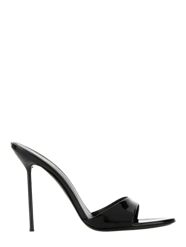 Paris Texas Lidia Single-strap Heeled Mules - Black
