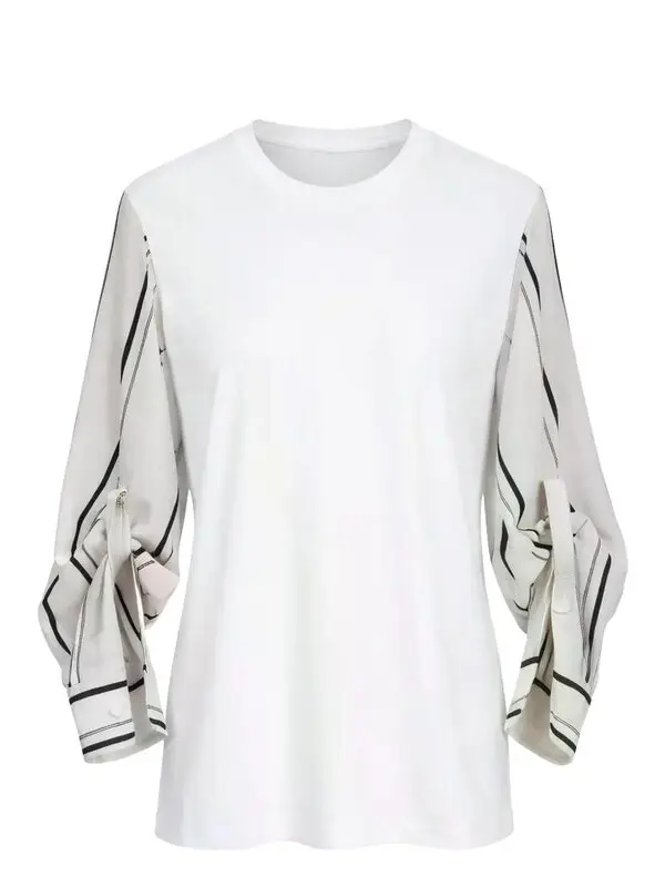 3.1 Phillip Lim Striped-detail T-shirt - White