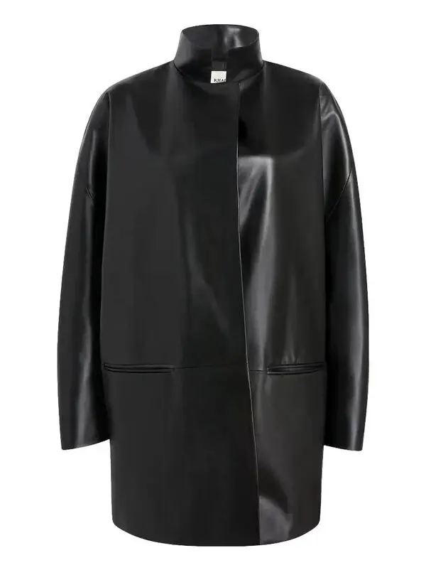 Khaite Mura Pocket Coat - Black