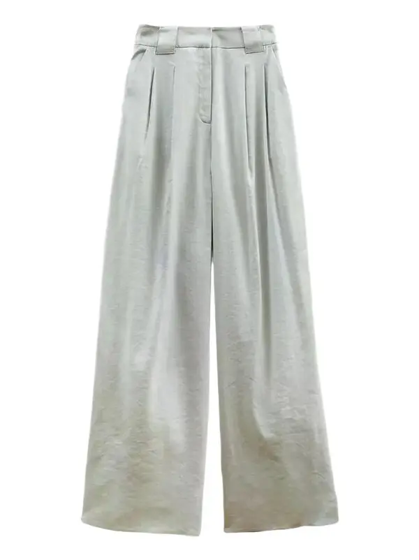 REJINA PYO Freya Pleated Trousers - Grey