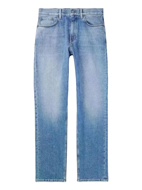 Zegna Faded Five-pocket Jeans - Blue
