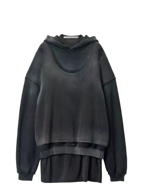 Alexander Wang Long-sleeve Hoodie - Grey