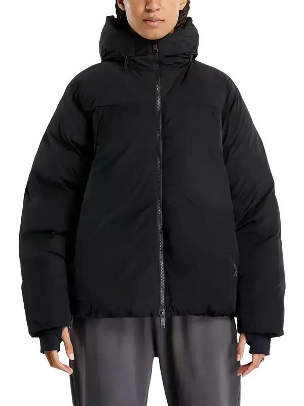 On Hooded Puffer Jacket - Black